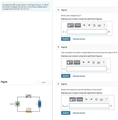 Solved Consider The Rl Circuit Shown In The Figure Figure Chegg Com