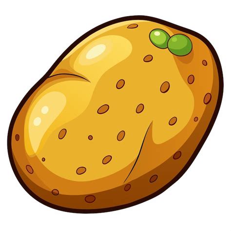 감자 클리파트 터 프리미엄 Ai 생성 벡터