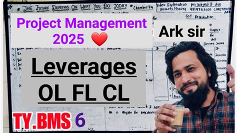 Q1 Ty Bms Sem6 Finance ️2025 ️ Leverages Ol Fl Cl Project Management Mumbai University Ark