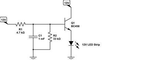 Transistors Simple Led Fade Circuit Electrical Engineering Stack