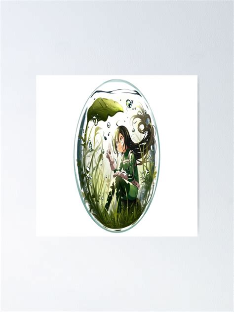 Tsuyu Asui Bubble Poster For Sale By Lion Pride Redbubble
