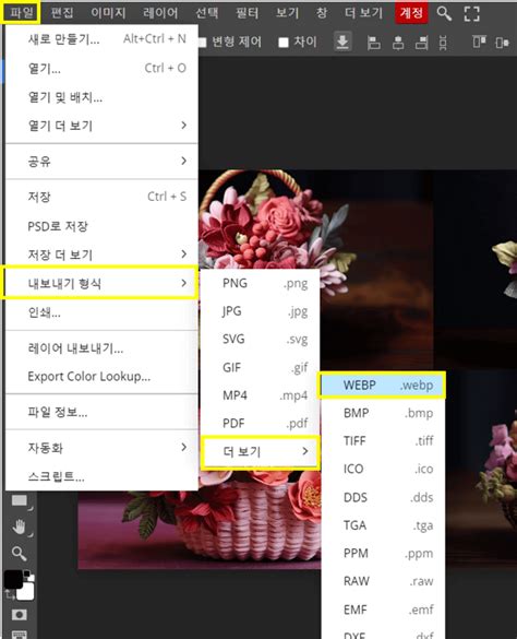 webp란 무엇인가 webp 변환 방법 2가지 cloudconvert photopea deepdaive
