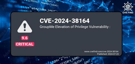 Cve Find On Linkedin Cve 2024 38164 Critical Ebj7m43y