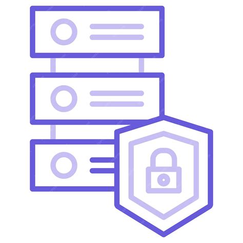Premium Vector Server Security Vector Illustration