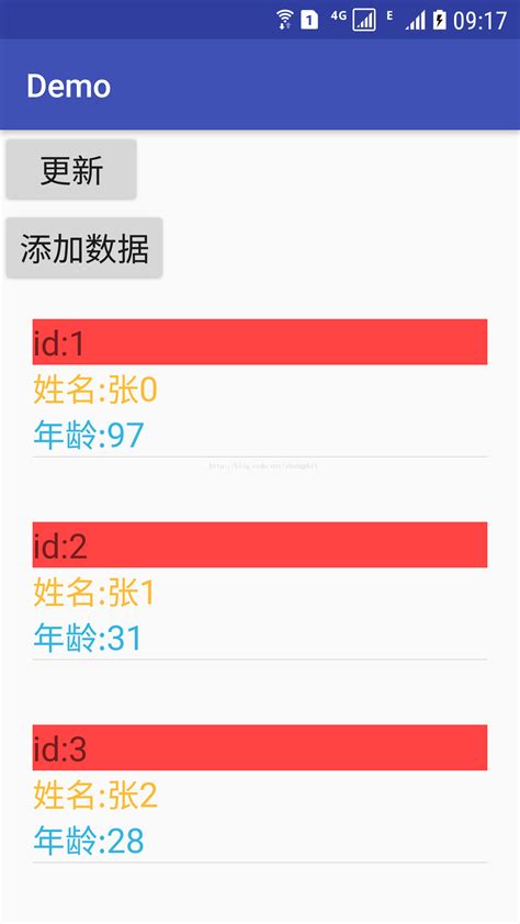android room联合asynclistutil实现recyclerview分页加载orm数据 android recyclerview