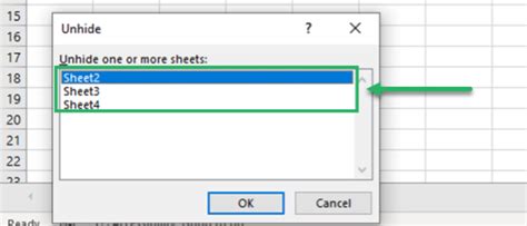 How To Unhide Sheets In Excel Step By Step Unhide Tabs