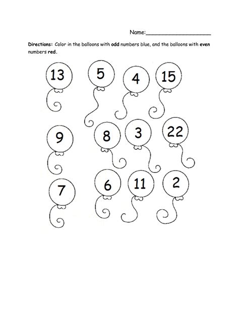 Odd And Even Worksheets Printable Activity Shelter