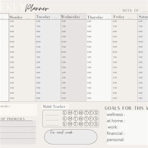 Aesthetic Day Planner Etsy Aesthetic Day Planner Etsy