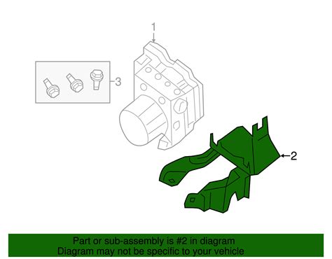 2016 2018 Nissan Altima Actuator Assembly Mount Bracket 47840 4ra0b