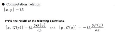 Solved Commutation Relation Xp Iħ Prove The Results