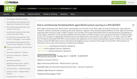 Tian Lan On Linkedin Reinforcementlearning Cuda Highperformancecomputing