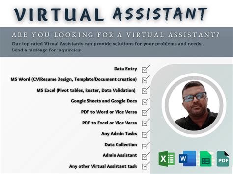 Data Entry Ms Wordexcel Formatting Virtual Assistant Support Upwork