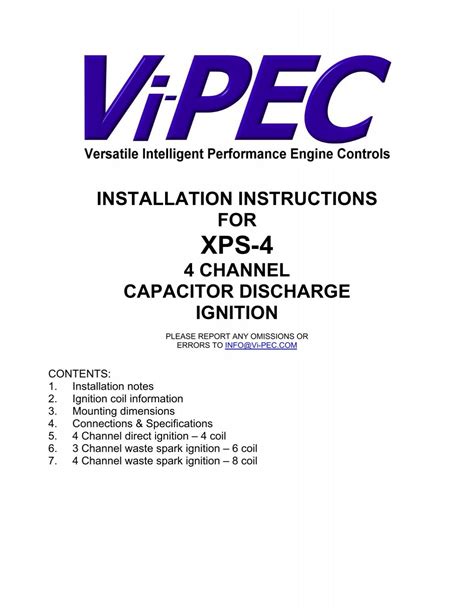 INSTALLATION INSTRUCTIONS