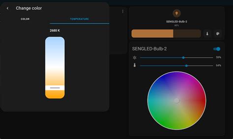 Lovelace Light Card Include Light Temperature And A Field For Entity Light Switch Feature