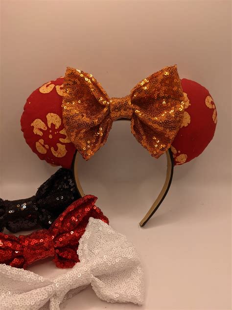 Hawaiian Mouse Ears Polynesian Ears Ear Hat Headband Cruise