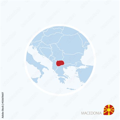 Macedonia On The Europe Map