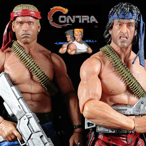 Contra Retro Video Game Heroes Reimagined And Crafted In Plastic Top
