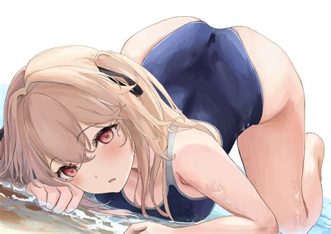 Sherlock Hime Anchorage Azur Lane Azur Lane Commentary Request Highres Girl Ass Beach