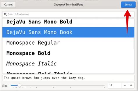 How To Change Terminal Font And Font Size On Debian VITUX