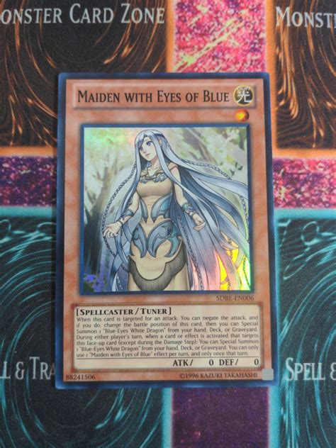 Yu Gi Oh Maiden With Eyes Of Blue Sdbe En006 Unlimited Super Rare Nm D4 Ebay