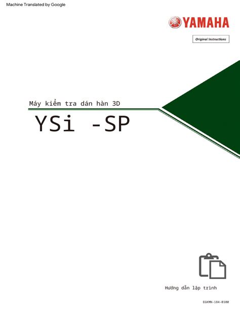 Ysi Sp Programming Manual Vietnam Pdf