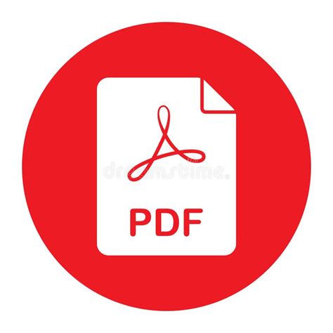 Pdf Icon Stock Vector Illustration Of Site Isolated 318878812