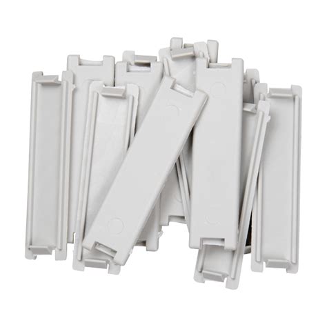 Nhp Din T Accessory Pole Filler Extended Length To Suit 63mm Cutout 12 Pack