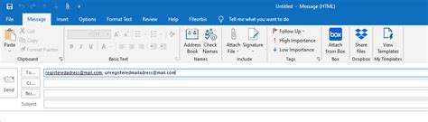 C How Can I Get A Not Underlined Email Address Written In The To Textbox In Mailitemto