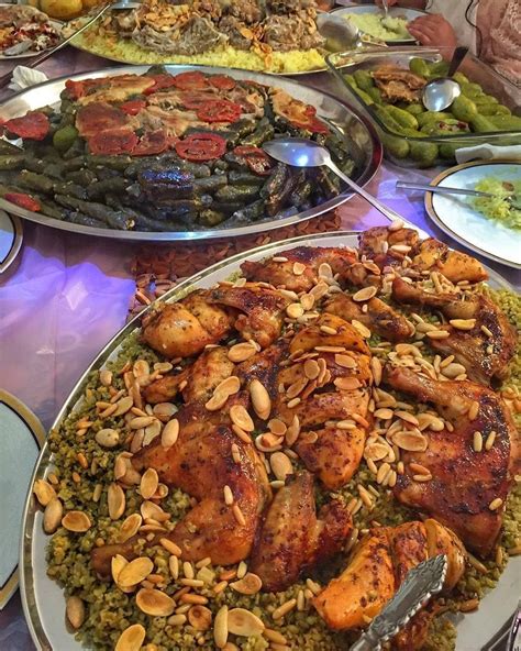 Syrian Cuisine Spread On Table Syria Food Syrian Dishes Syrian Dinner