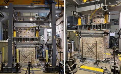 Set Up Of The Shear Compression Test Download Scientific Diagram