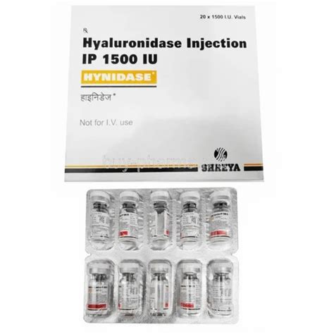 Shreya Life Hyaluronidase Injection Ip 1500 Iu For Hospital At ₹ 230