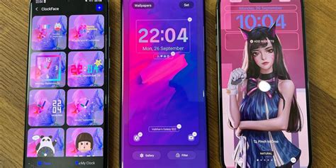 Samsung S One UI Beta Lock Screen Customizations Look A Lot Like IOS 16