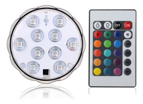B4 Sumergible Impermeable 1 Llevó La Luz Rgb Para El Florer Meses Sin Interés
