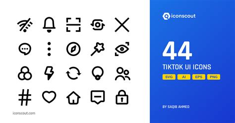 Tiktok Ui Icon Pack 44 Free Download User Interface Icons Iconscout