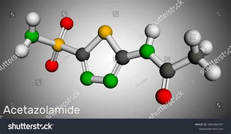 Acetazolamide Structure