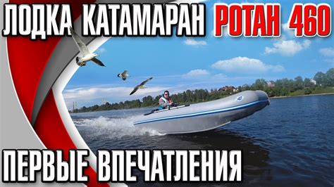 Лодка катамаран Ротан 460 первые впечатления - YouTube