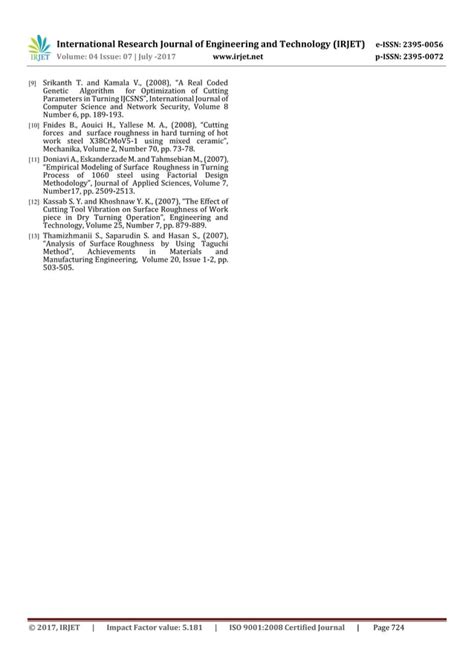 An Investigation On Surface Roughness Of A356 Aluminium Alloy In Turning Process By Optimizing