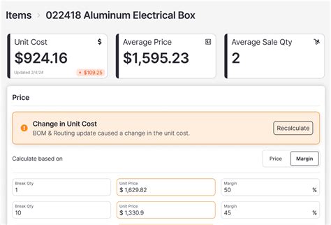 Bill Of Materials Software Unified Bom And Routing