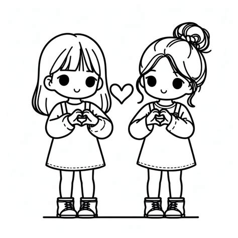 Girl Friends Sketch Drawing 45856801 Vector Art At Vecteezy In 2025