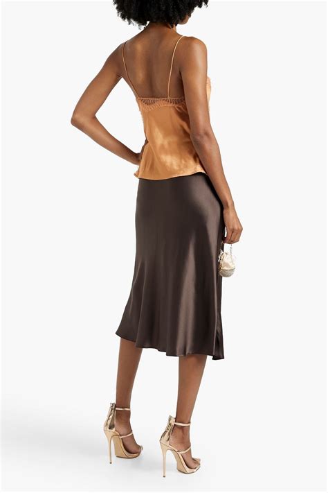 A L C Sandy Lace Trimmed Satin Camisole The Outnet