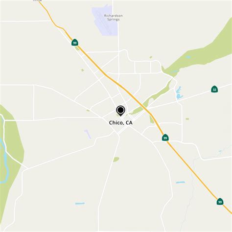 Chico California Map