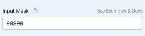 How To Use Custom Input Masks In Wpforms