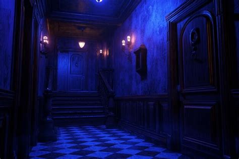 A Roblox Haunted Mansion With Spooky Corridors Eer Premium Ai