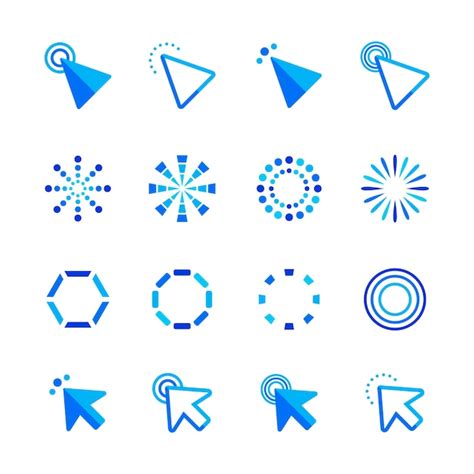 free vector flat design mouse cursor element