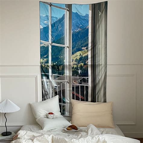 선물포장 Stay Frenchy 그린 빌리지 유럽 프린팅 패브릭 인테리어 포스터 2type 2size 감도 깊은 취향 셀렉트샵 29cm