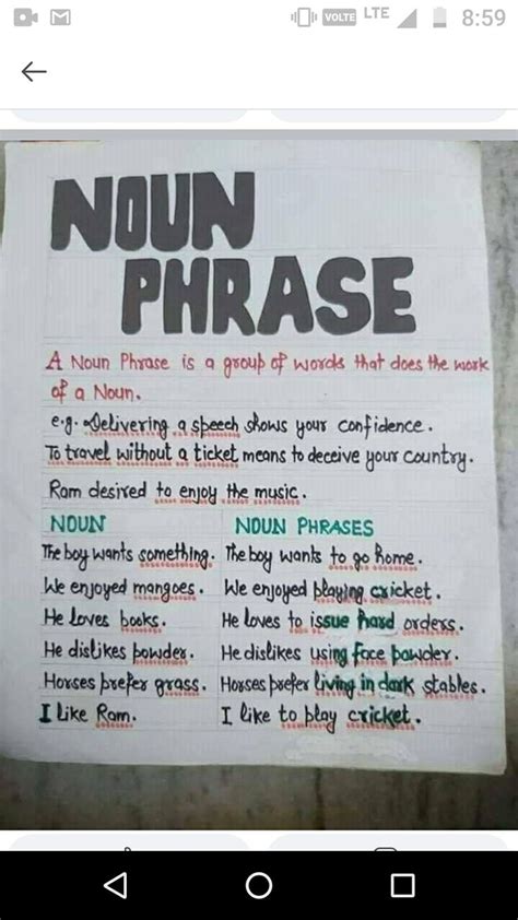 Noun Phrase Definition