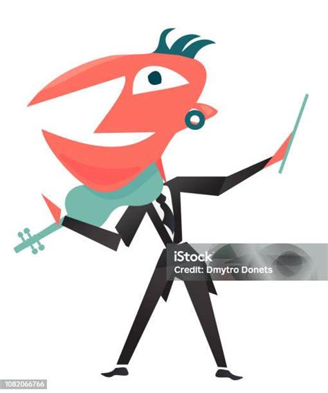 클래식 음악 유행 현대 그림 피 들러 음악가 바이올린 하 구 고립 된 입체파 스타일에서 바이올린 선수 모던 양식에 대한 스톡 벡터 아트 및 기타 이미지 Istock