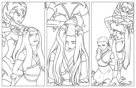 Padmes Head Is Shaved Lineart By Danielwartist On Deviantart