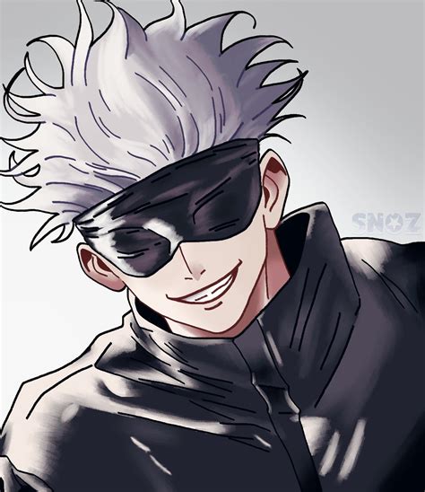 Gojou Satoru Jujutsu Kaisen Drawn By Snozberriezz Danbooru