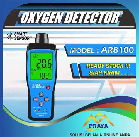 Jual Oksigen Detector Smart Sensor Ar8100 Handheld O2 Oxygen Meter Tester Di Seller Permata